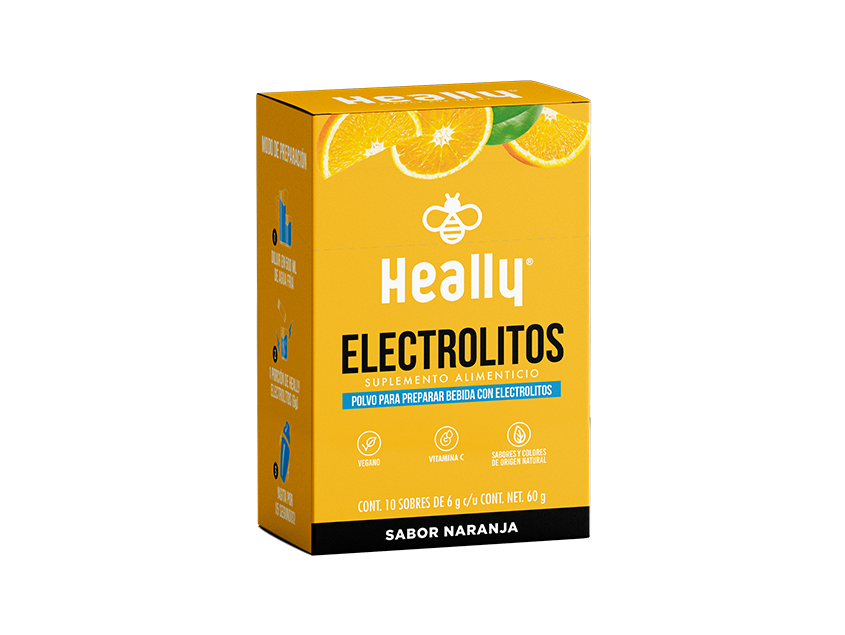 Heally Electrolitos Naranja – Heally MX